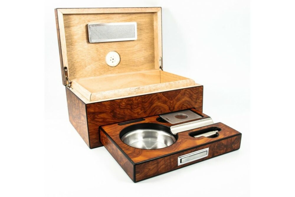 LUBINSKI - Humidor per sigari in Radica Olmo - Ortivery