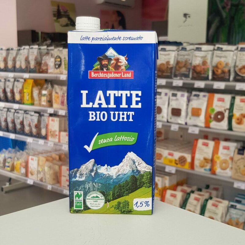 Latte BIO UHT parzialmente scremato, senza lattosio - Ortivery