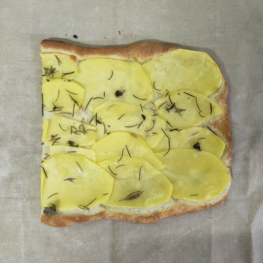 Focaccia con patate al taglio - Ortivery