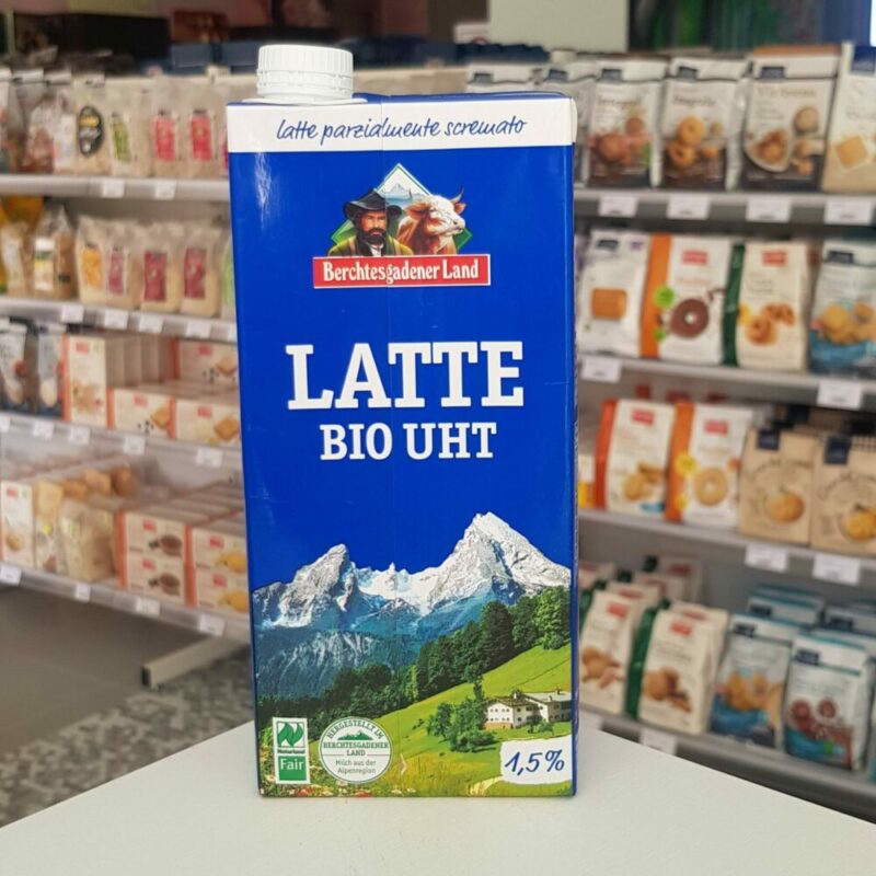 Latte BIO UHT parzialmente scremato - Ortivery